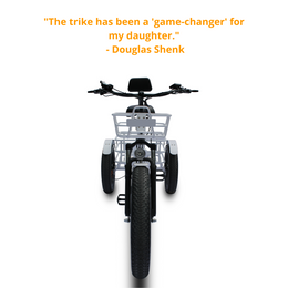 Anywhere Fat Tire Electric Trike - Rugged Edition – AnyWhere Bikes